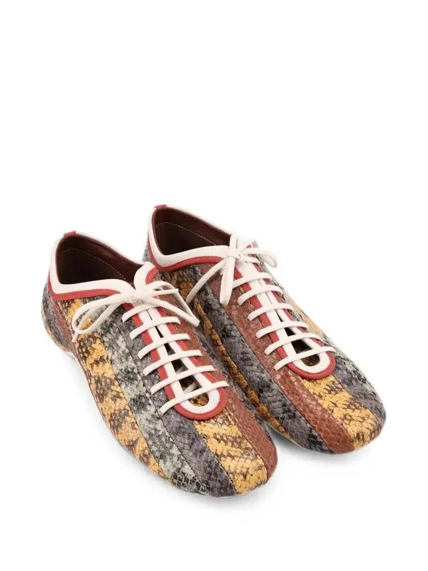 Dries Van Noten Leather Ballet-style Sneakers