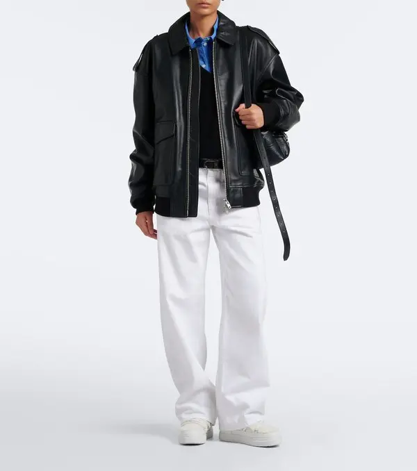 Inuikii Curly Shearling And Leather Snow Boots