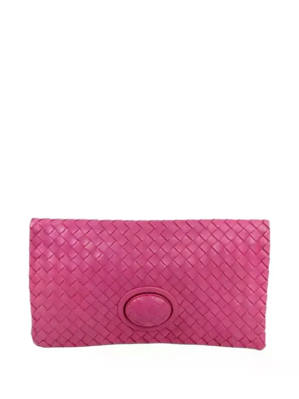 Bottega Veneta Intrecciato Leather Clutch Bag