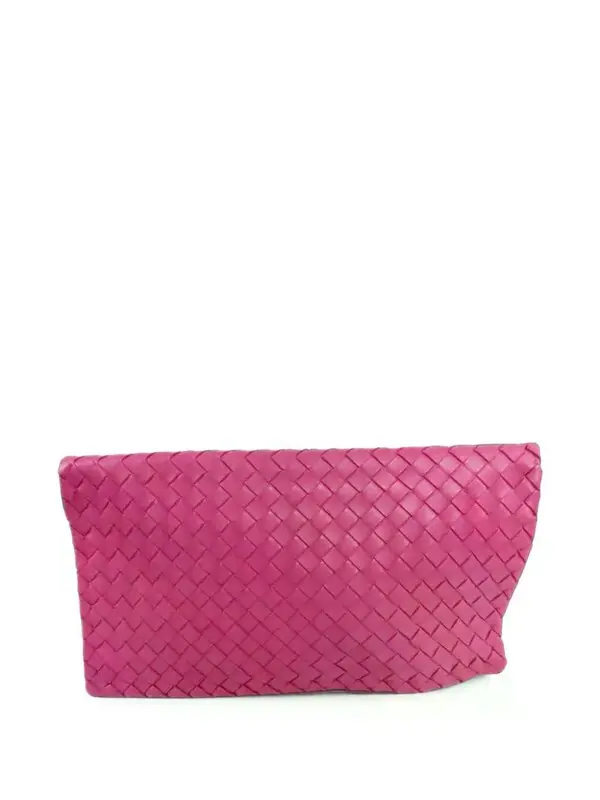 Bottega Veneta Intrecciato Leather Clutch Bag