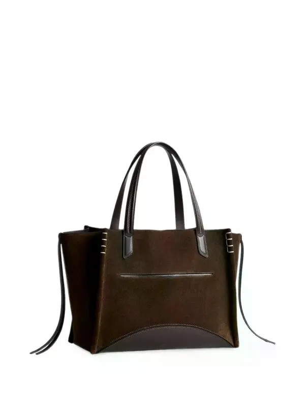 JW Anderson Suede Contrast-trim Tote Bag