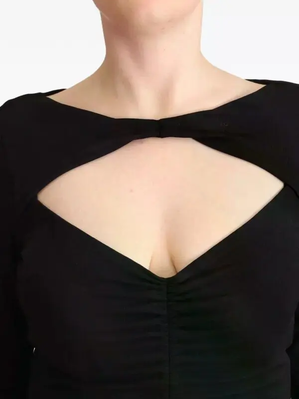 Pinko Cut-out Ruched-waist Dress