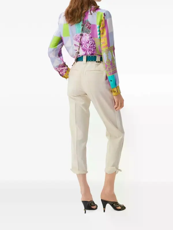 Versace Stretch Wool Trousers