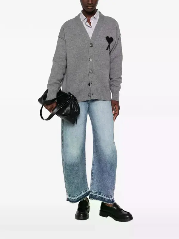 AMI Paris V-neck Cardigan