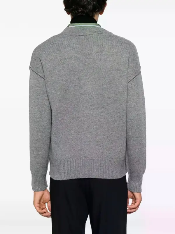 AMI Paris V-neck Cardigan