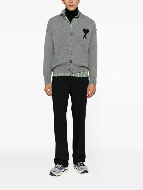 AMI Paris V-neck Cardigan