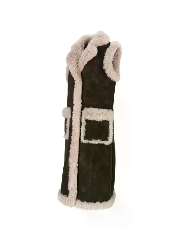BULLY Faux-fur Trim Waistcoat