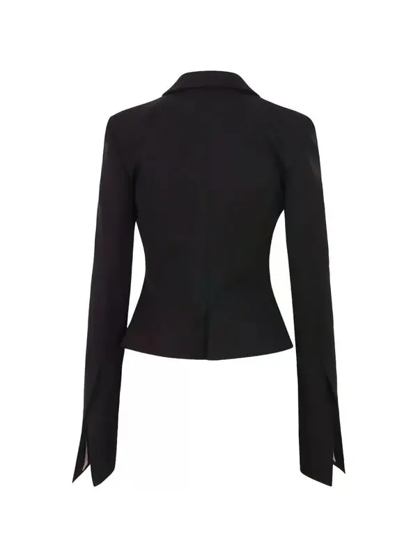 SSHEENA Pointed-lapel Split-sleeve Blazer