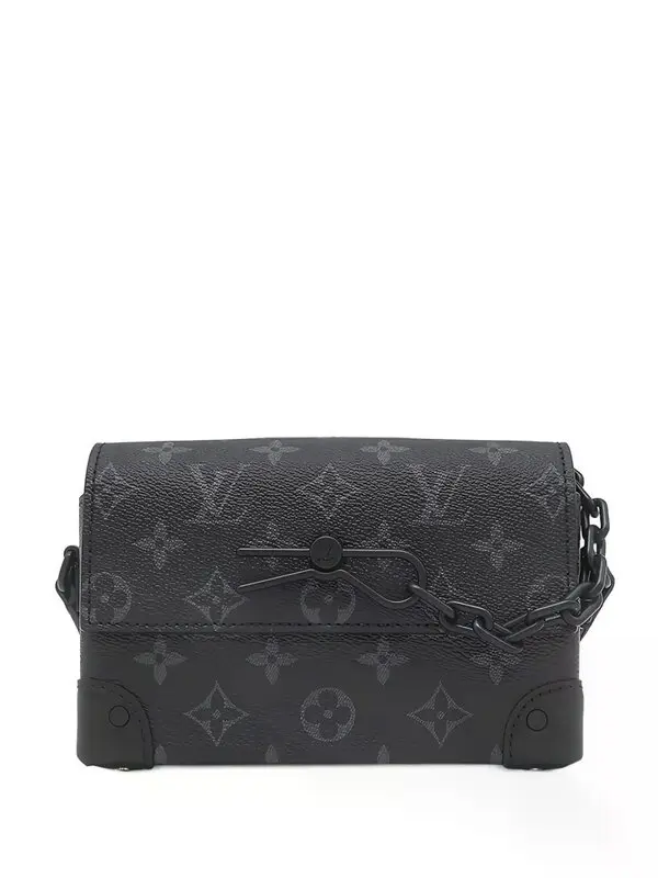 LOUIS VUITTON 2021-2026 Monogram Eclipse Steamer Wearable Wallet Crossbody Bag - Black