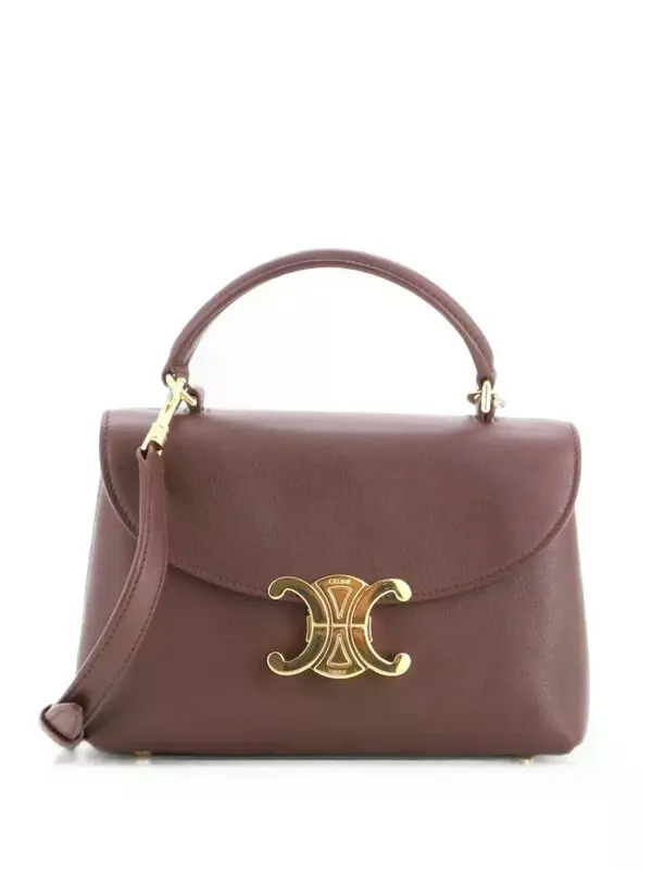 Celine Nino Top Handle Bag Leather Teen Satchel