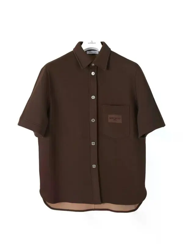 Givenchy Logo-patch Short-sleeve Shirt