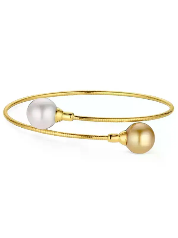 BAGGINS South Sea Pearl Wire Bangle Bracelet