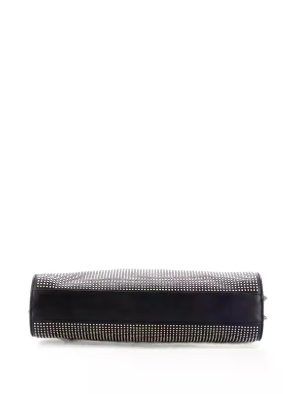 Saint Laurent Sac De Jour Studded Leather Medium Clutch Bag