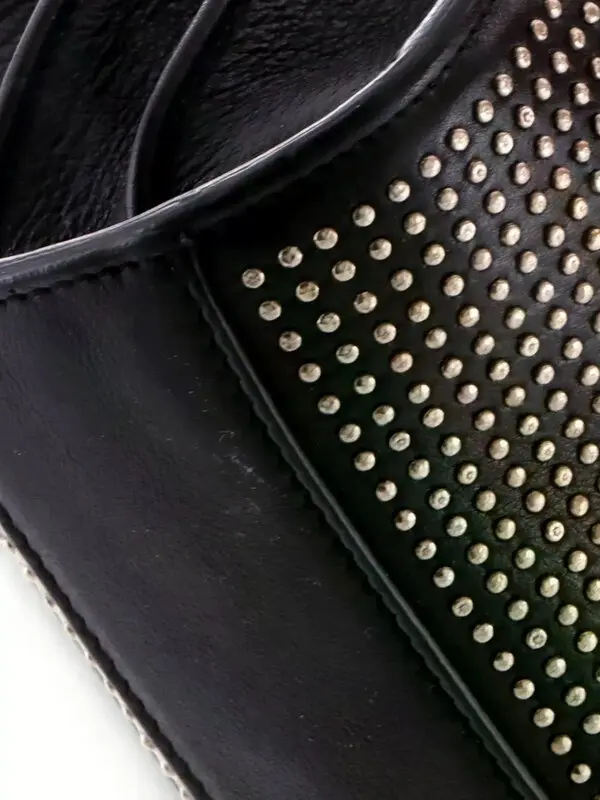 Saint Laurent Sac De Jour Studded Leather Medium Clutch Bag