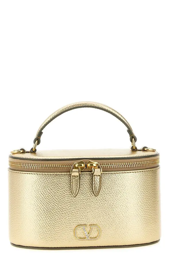 Valentino Garavani Vanity' Mini Handbag - Gold