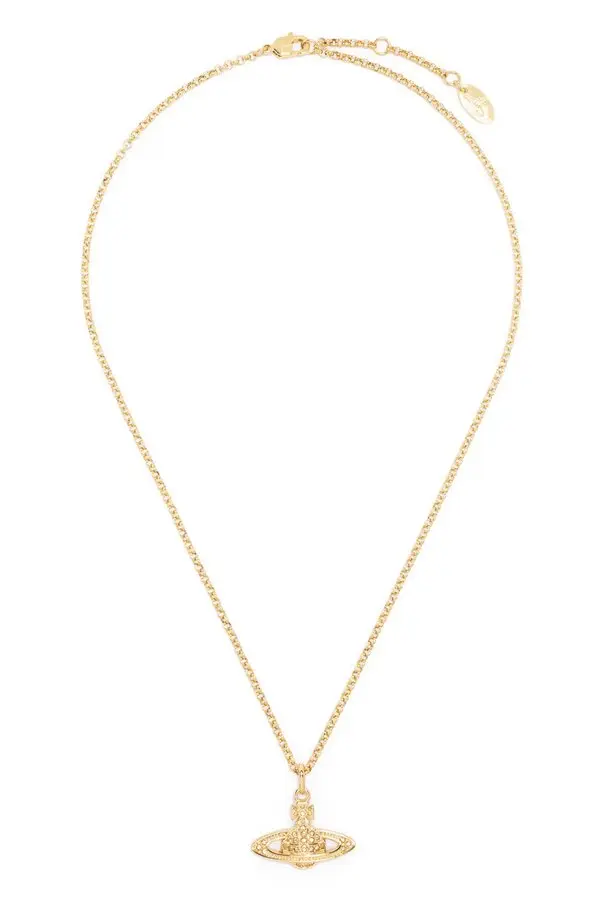 VIVIENNE WESTWOOD Man. Mini Bas Relief Orb' Necklace - Gold
