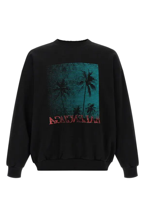 Balenciaga Distressed Detail Sweatshirt