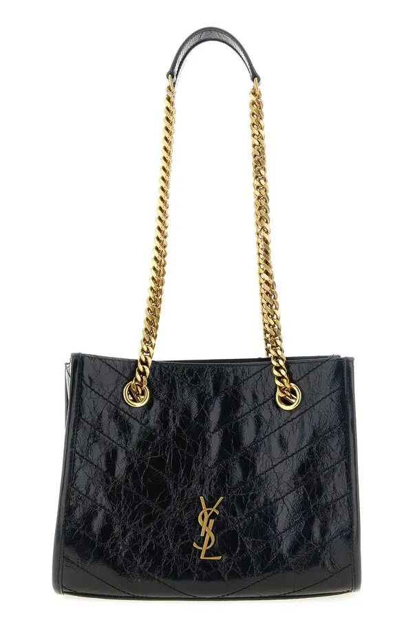 Saint Laurent Small 'niki' Shopping Bag - Black