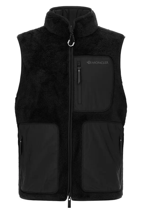 Moncler Reversible Padded Vest - Black