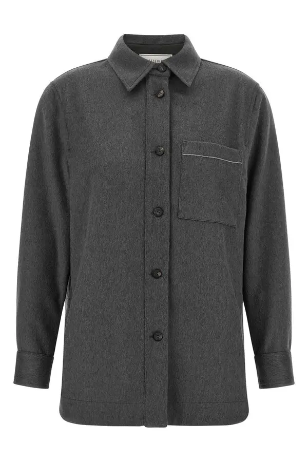 Peserico Punto Luce' Overshirt - Gray