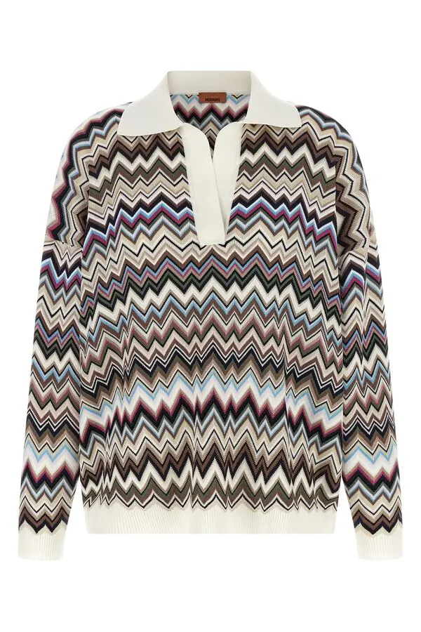 Missoni Zigzag Polo Shirt - Multi