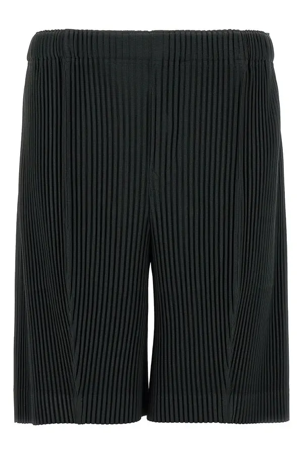 Issey Miyake Monthly Colors: August' Bermuda Shorts - Gray