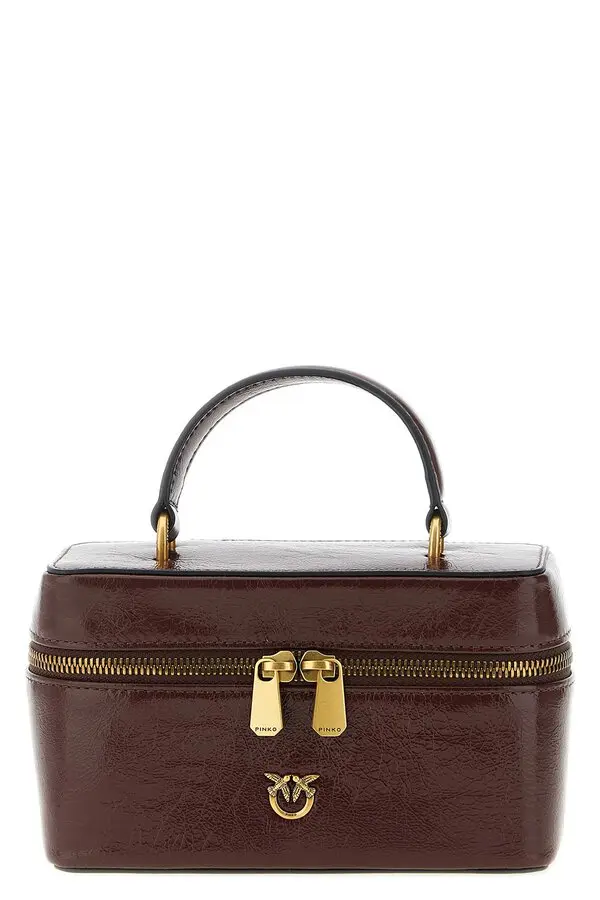 Pinko Vanity Soft' Mini Crossbody Bag - Bordeaux