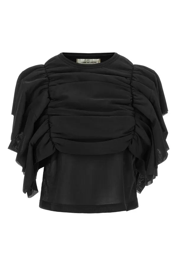 Comme Des Garçons Ruffle Top