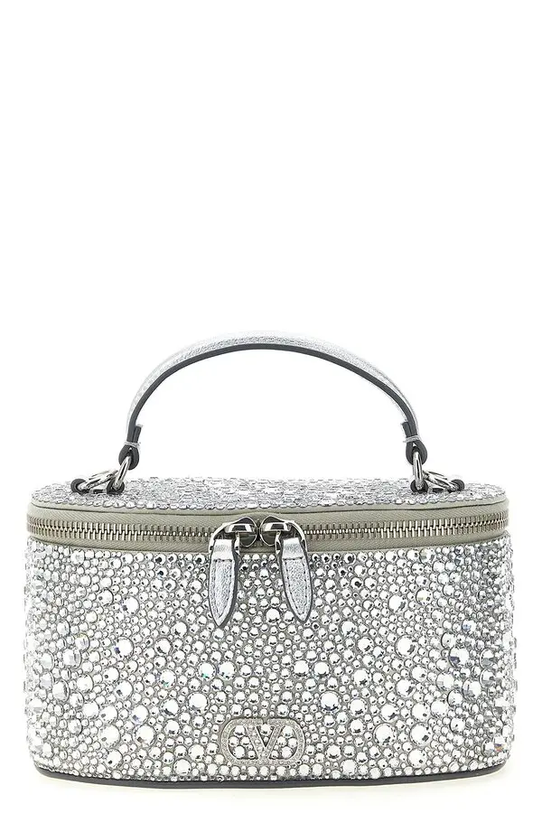 Valentino Garavani Vanity' Mini Handbag - Silver