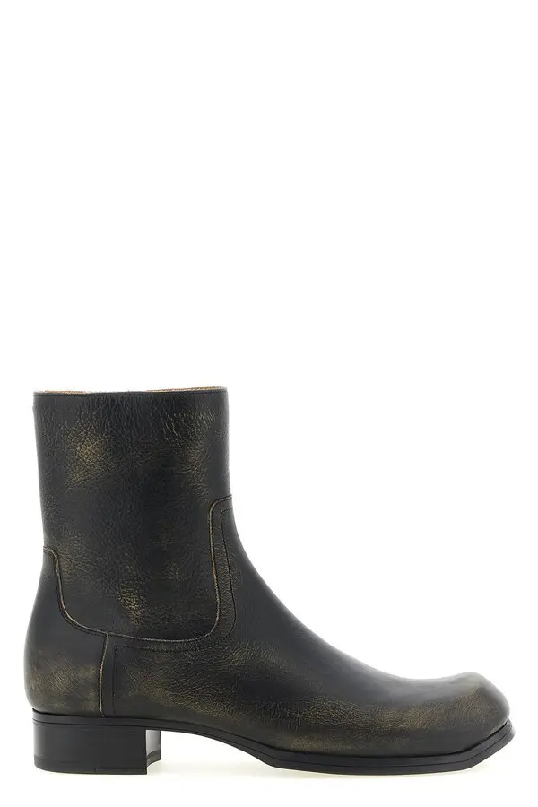 MAISON MARGIELA Vintage Leather Ankle Boots