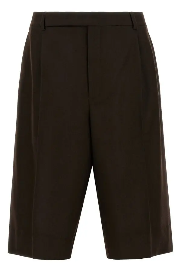 Saint Laurent Flannel Bermuda Shorts
