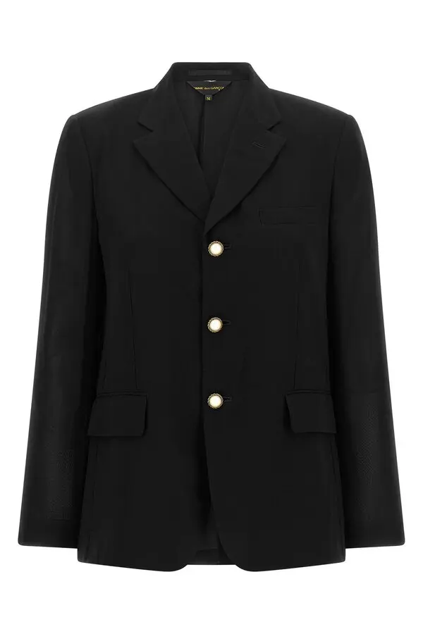 Comme Des Garçons Jewel Buttons Blazer