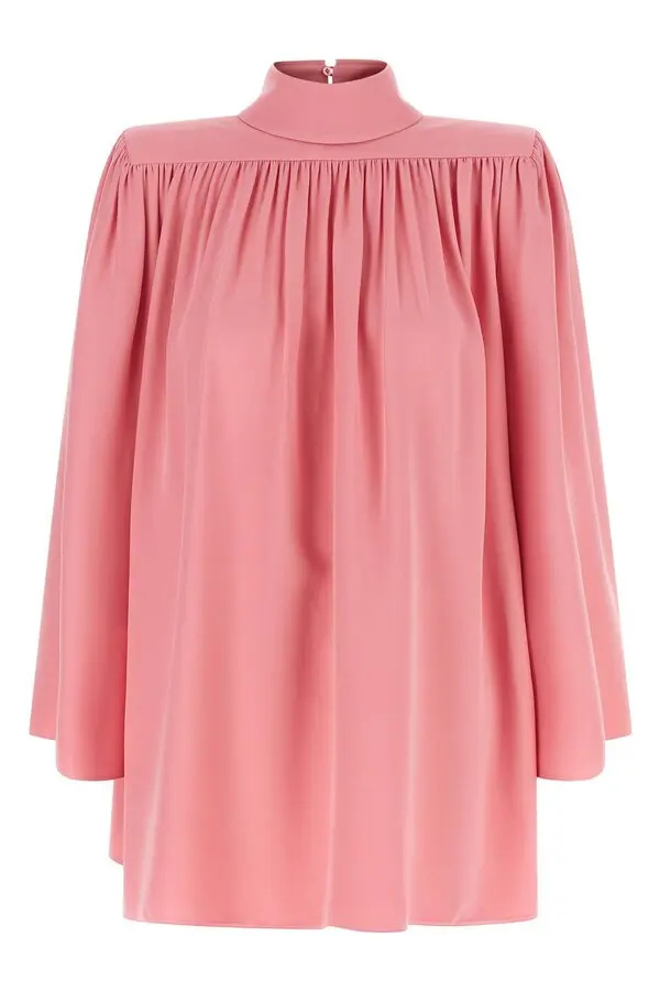 Valentino Garavani Cady Couture Pleated Shirt - Pink