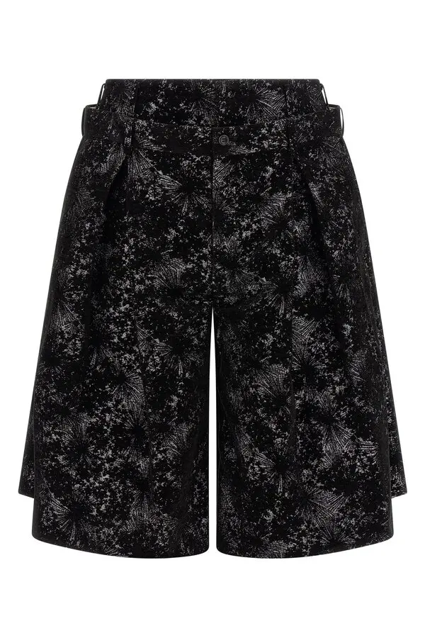 Comme Des Garçons Double Waist Bermuda Shorts