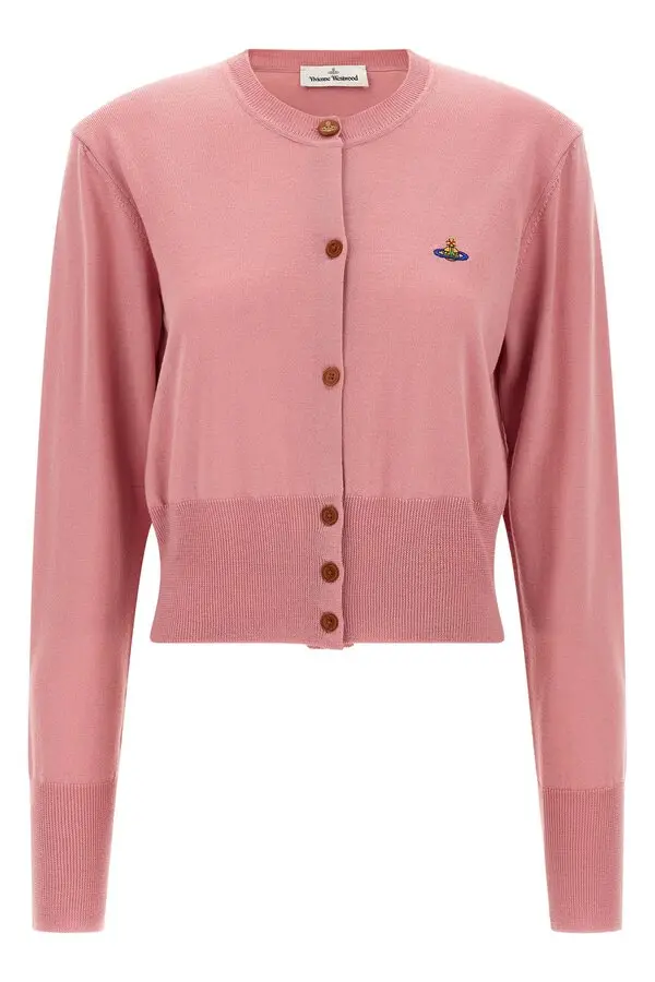 VIVIENNE WESTWOOD Bea Cropped' Cardigan - Pink