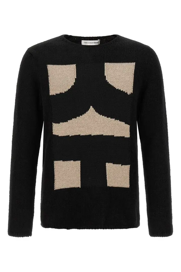 Comme Des Garçons Intarsia Sweater