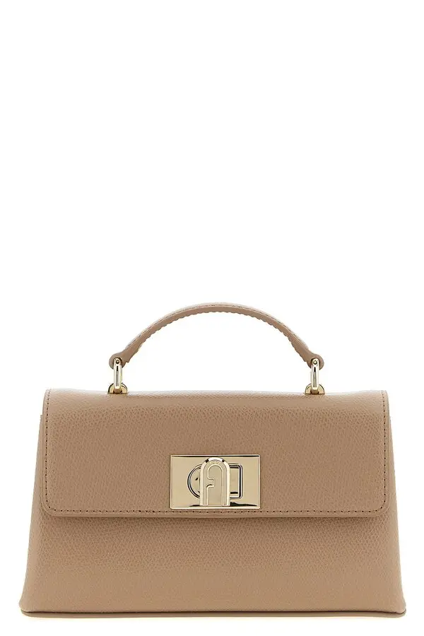 Furla 1927' Mini Crossbody Bag - Beige