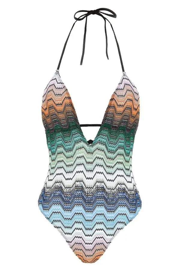 Missoni Greek Pattern One-piece Swimsuit - Multi