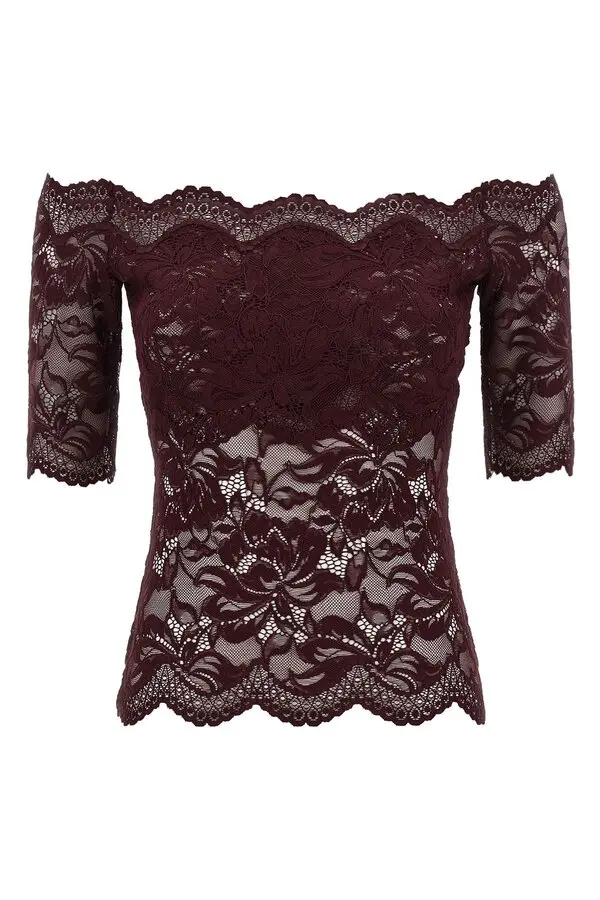 Rabanne Lace Top - Purple