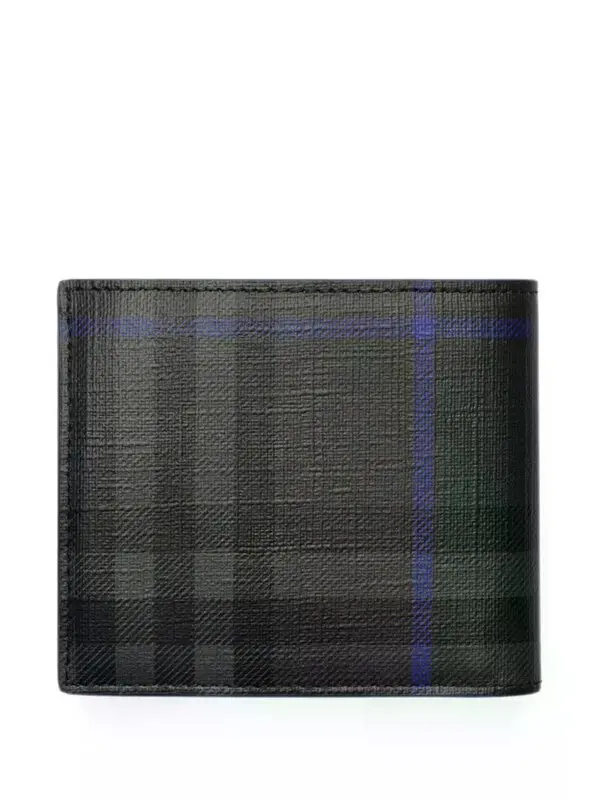 Burberry City Check Bifold Coin Wallet