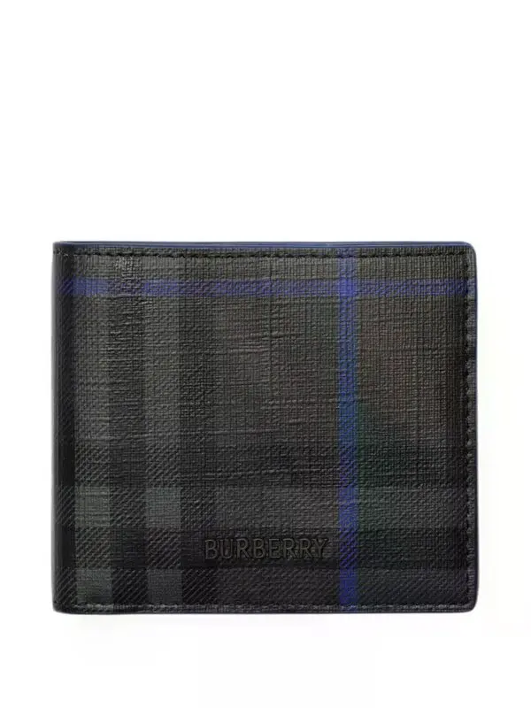 Burberry City Check Bifold Coin Wallet