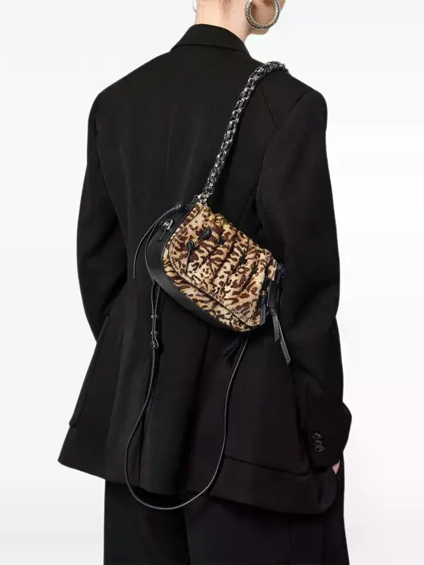 Isabel Marant Étoile Bolton Leopard-print Shoulder Bag - Brown