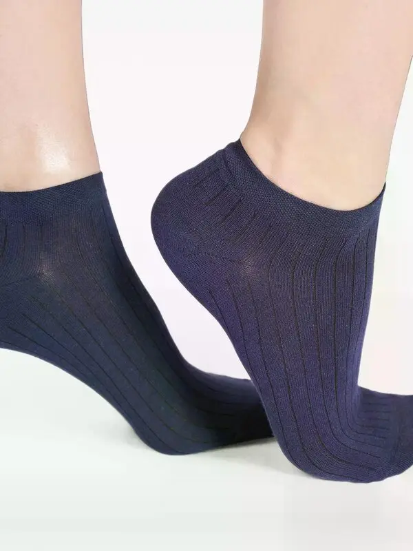 Wolford Ribbed Cotton Socks