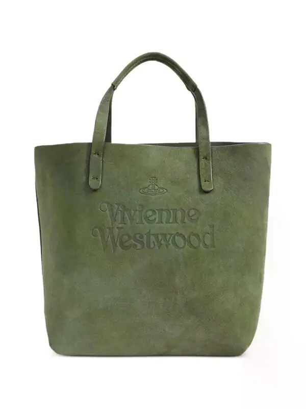 VIVIENNE WESTWOOD Small Logo-embossed Tote Bag