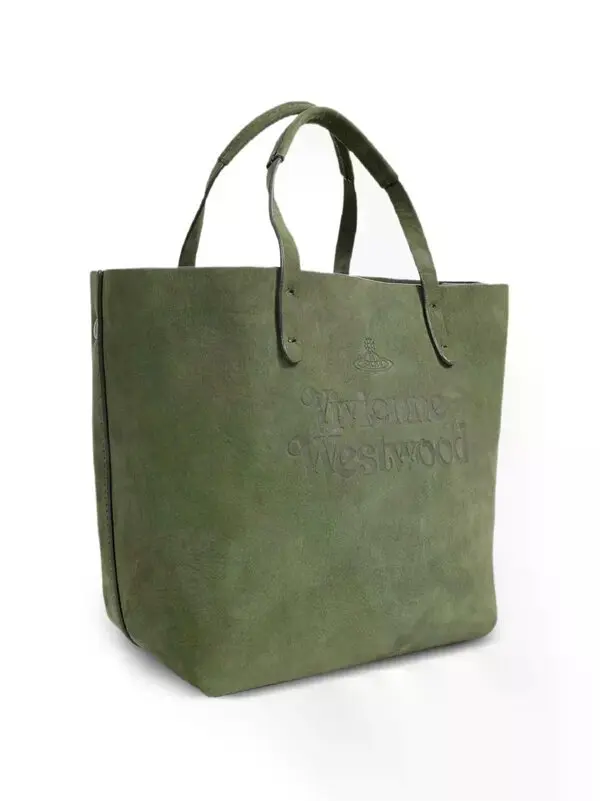VIVIENNE WESTWOOD Small Logo-embossed Tote Bag