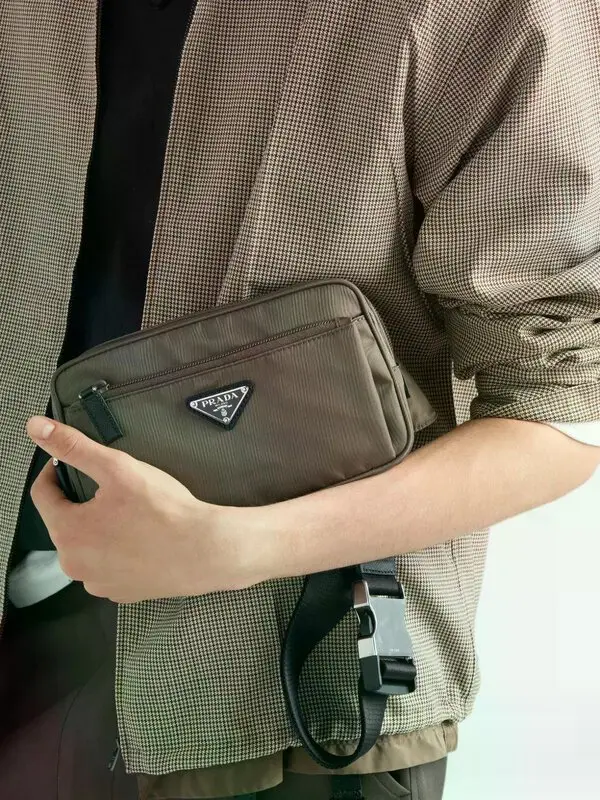 Prada Re-nylon And Saffiano-leather Belt Bag
