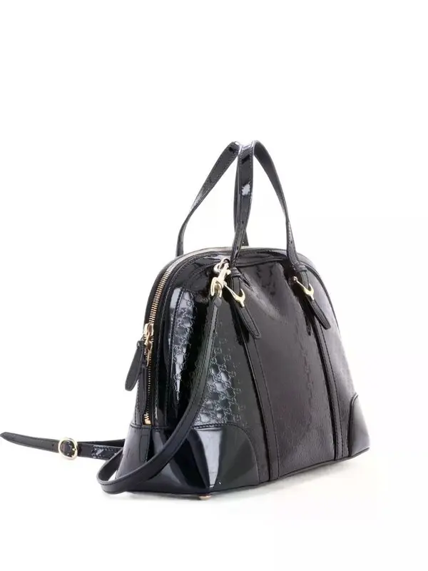 Gucci Nice Top Handle Bag Microguccissima Patent Small Satchel