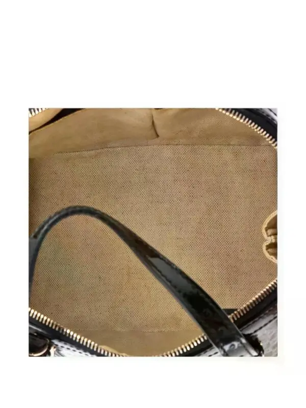 Gucci Nice Top Handle Bag Microguccissima Patent Small Satchel