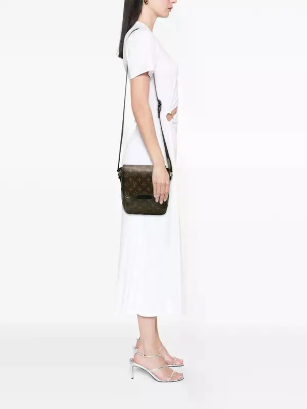 LOUIS VUITTON 2012 Monogram Macassar Bass Pm Crossbody Bag