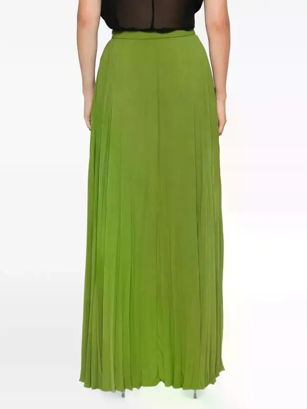 TOM FORD Pleated Maxi Skirt - Green